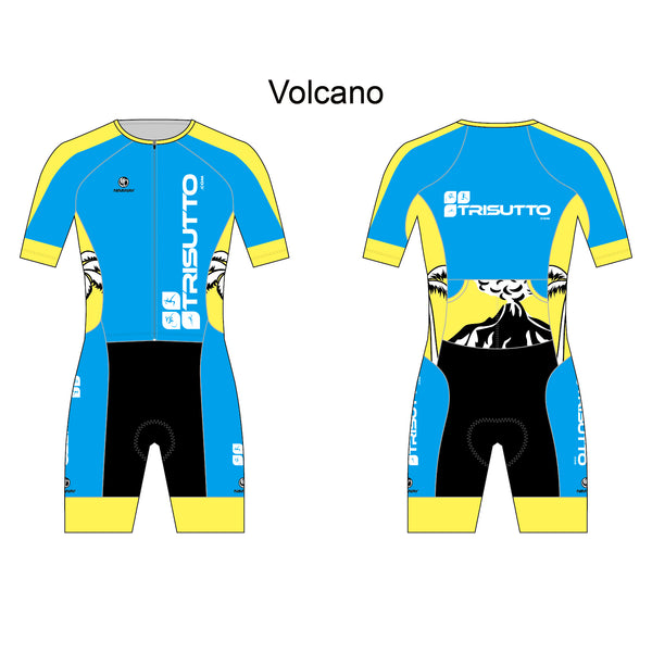 TRISUTTO Full Zip Sleeved Tri Suit, ACQUA ZERO – nimblewear